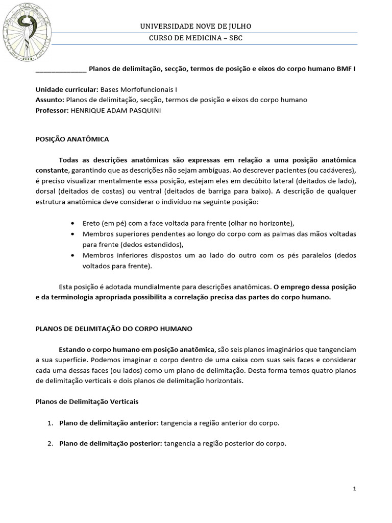 BMF1 Aula2 | PDF