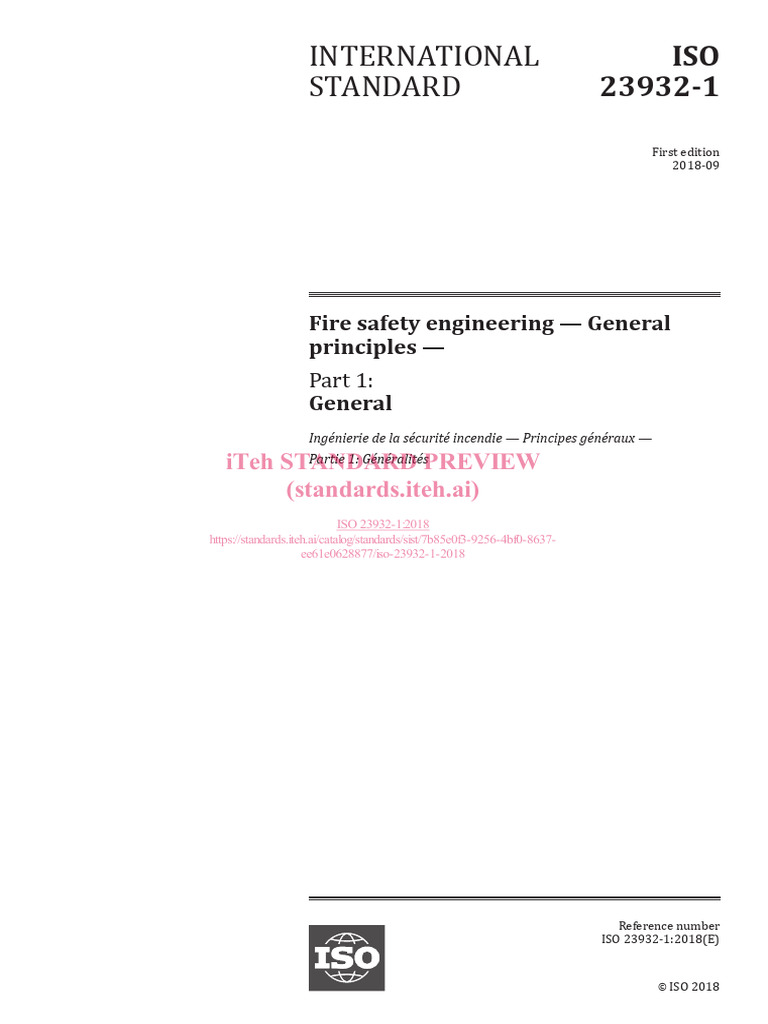 Iso 23932 1 2018 | PDF | Risk | Risk Management