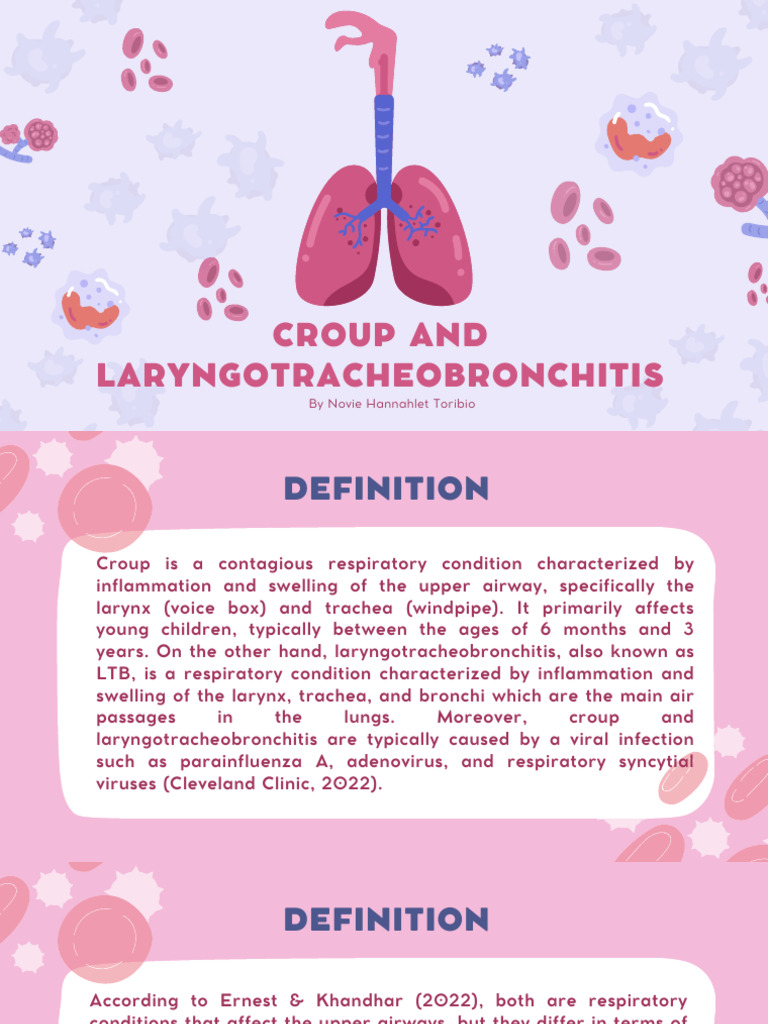 Croup and Laryngotracheobronchitis | PDF