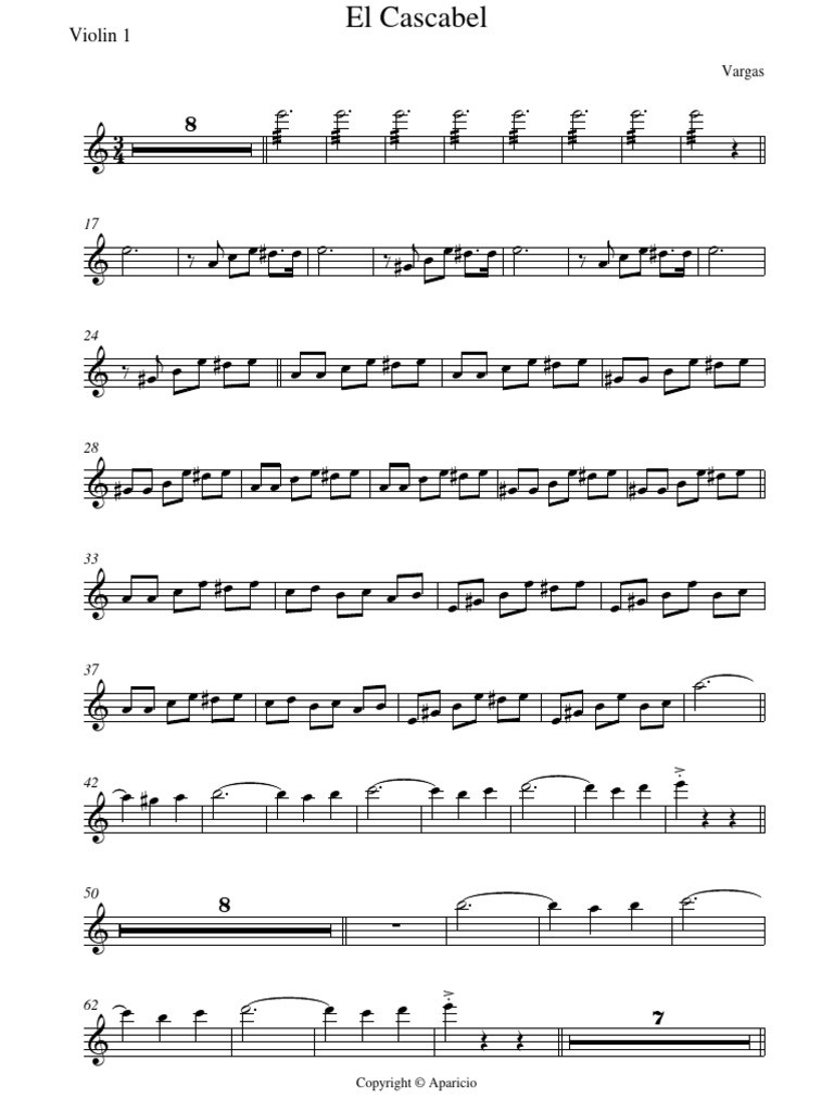 El Cascabel Violin 1 | PDF