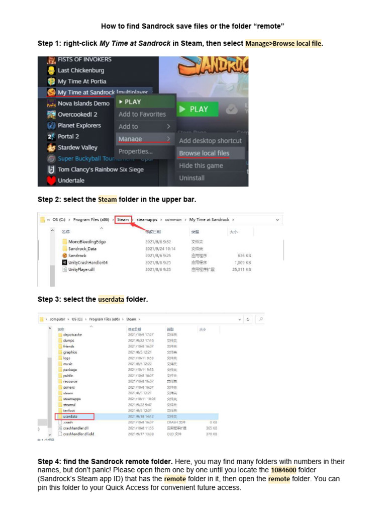 How To Find Sandrock Save Files | PDF | Games & Activities | Technology & Engineering