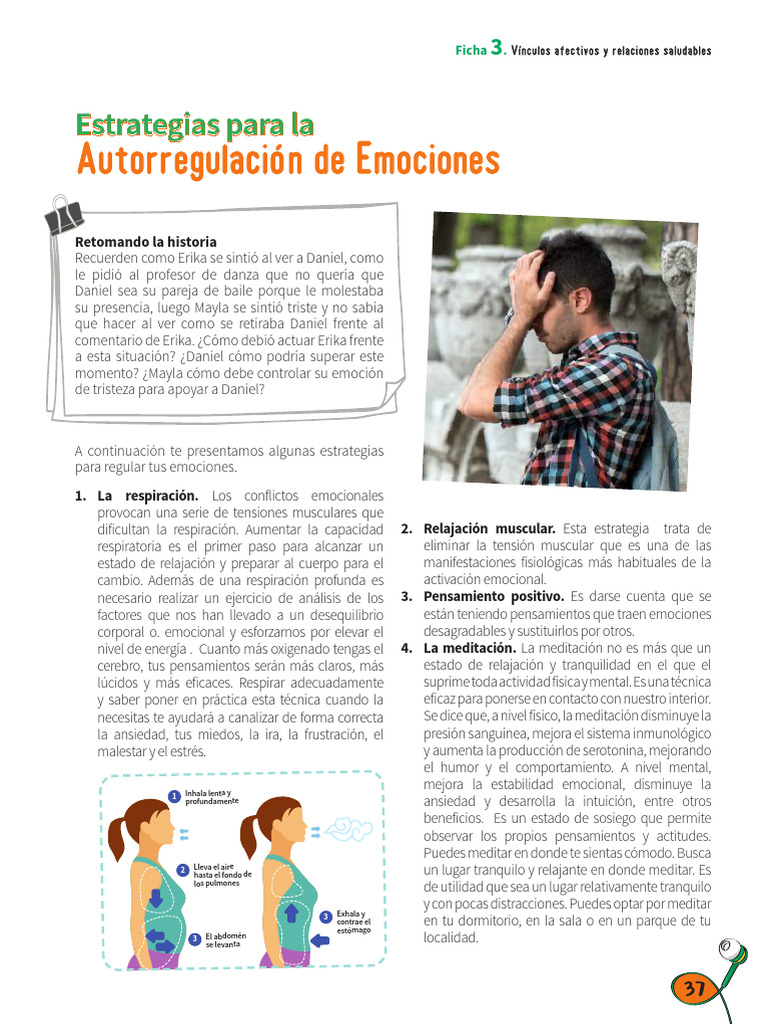 Estrategias de Autorregulación Emocional | PDF | Las emociones ...