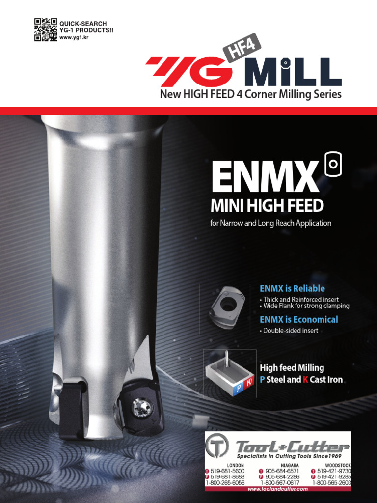 Tcs Yghf4mill Enmx 8p Web | PDF | Steel | Machining