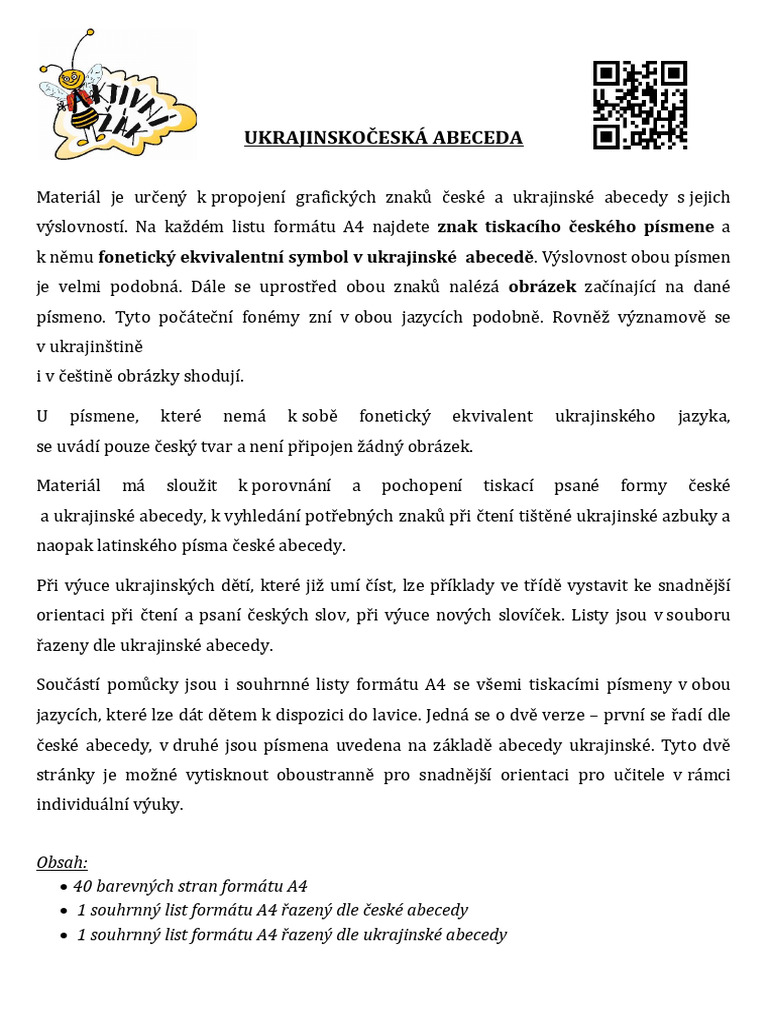 ČESKOUKRAJINSKÁ-ABECEDA | PDF