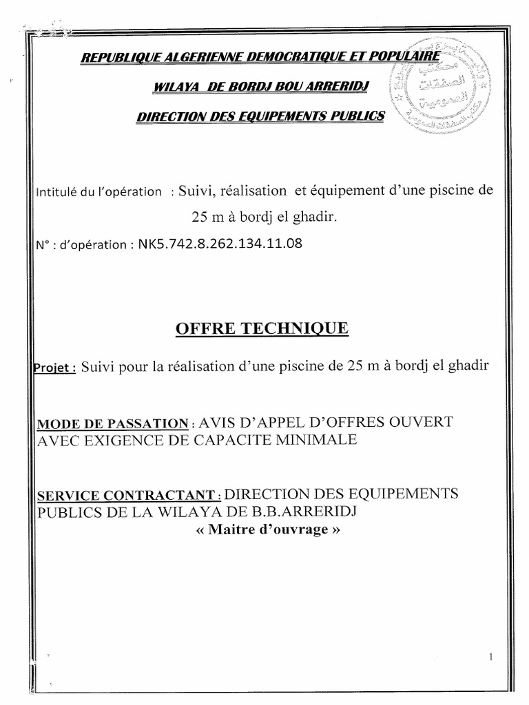Offre Technique | PDF