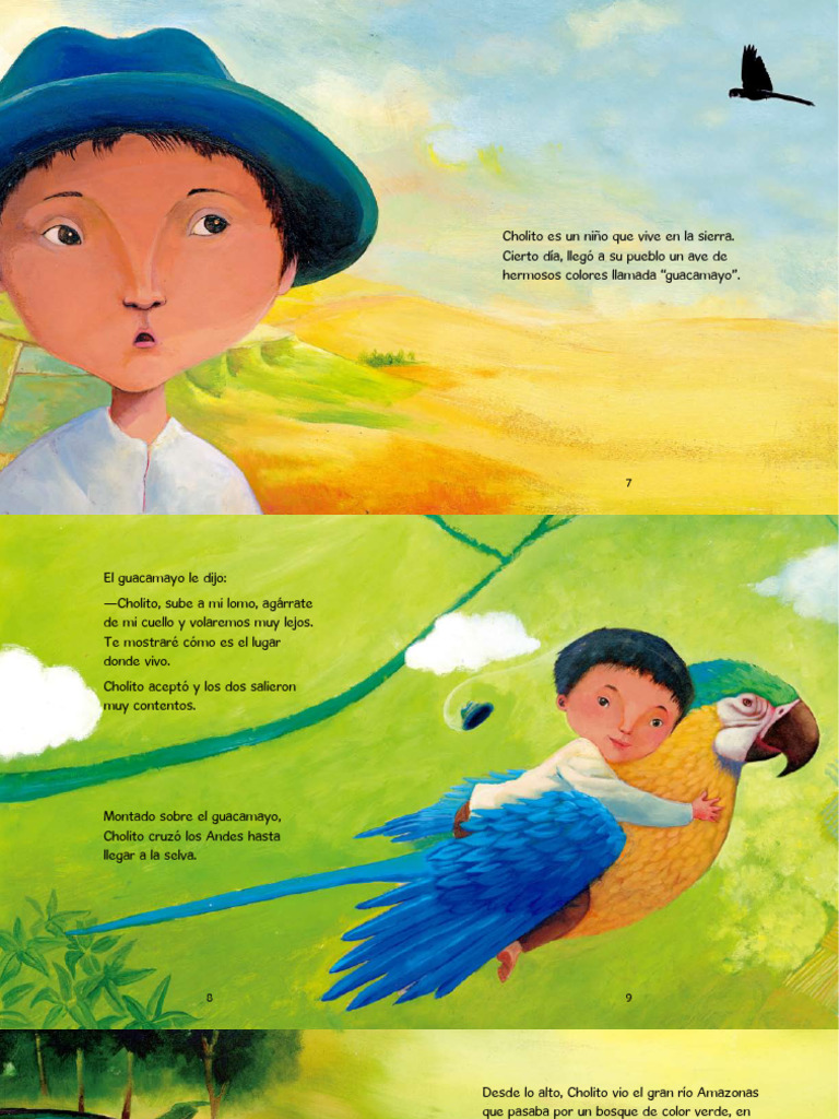 Cholito Es Un Niño Que Vive en La Sierra. Cierto Día, Llegó A Su Pueblo ...