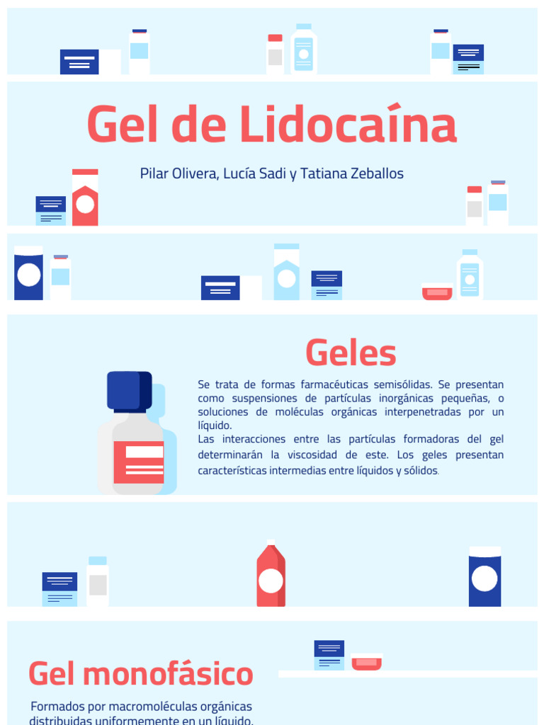 Gel de Lidocaina | PDF