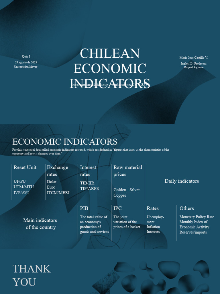 Chilean Economic Indicators Overview | PDF