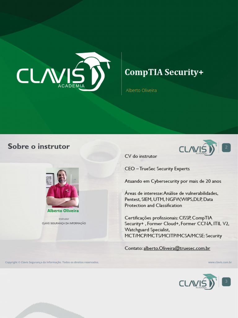 CompTIA Security+ 601 - Dominio 1 - Parte 1 | PDF