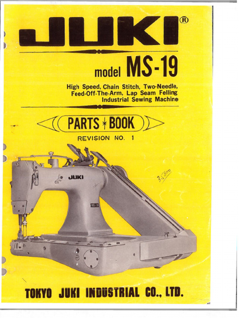Juki MS 19 | PDF