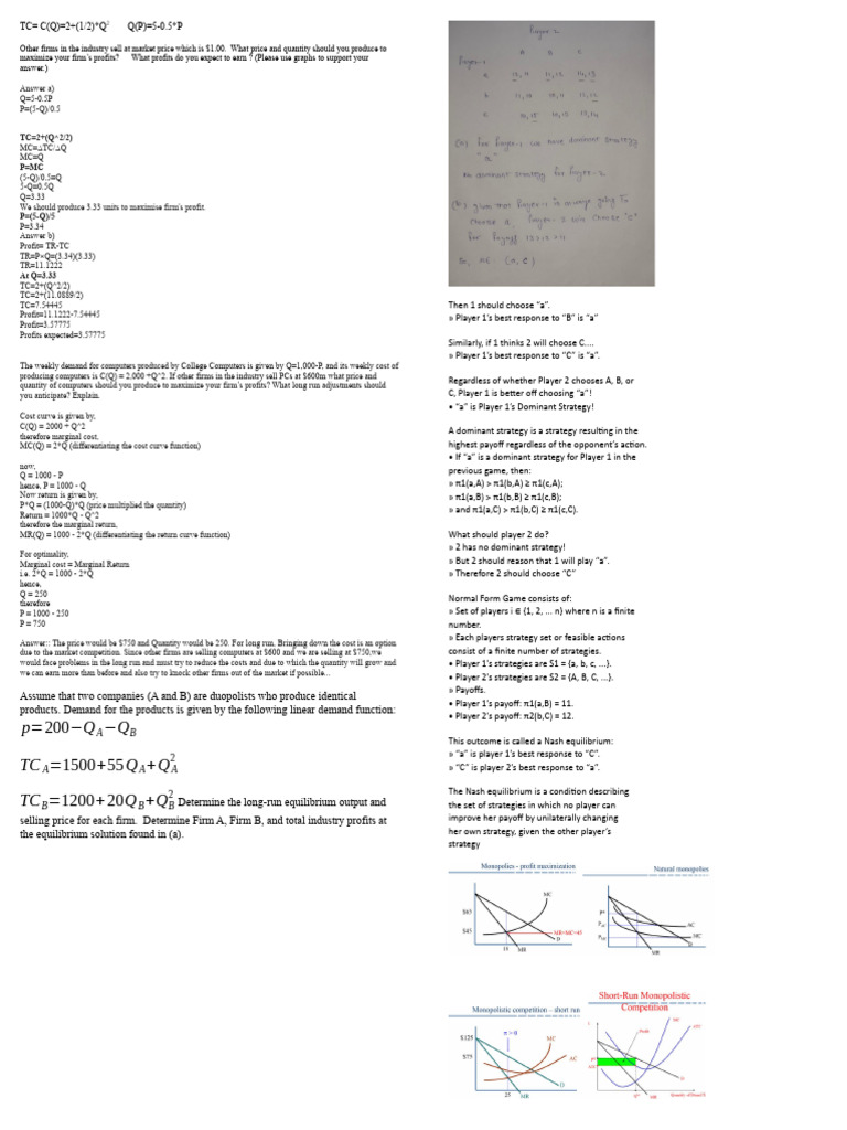 Fin 321 Final Cheat Sheet | PDF