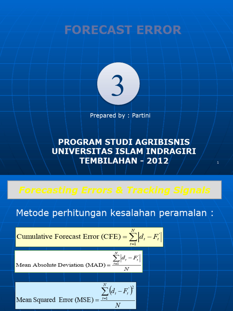 Perhitungan Error | PDF