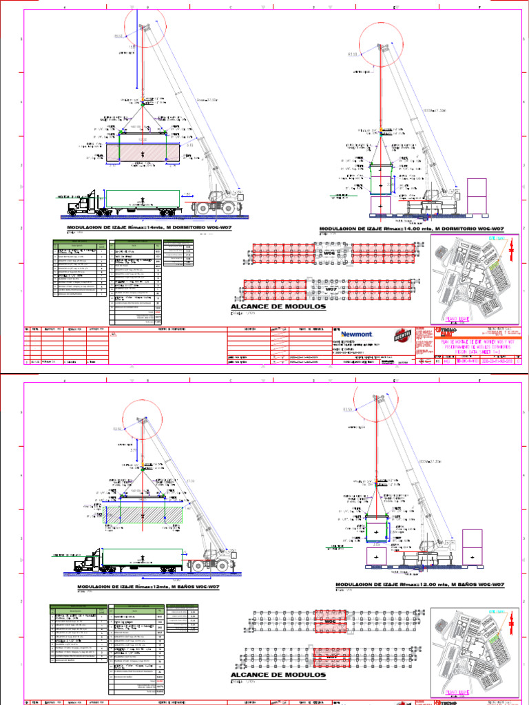 PLAN DE IZAJE W6 Y W7 | PDF