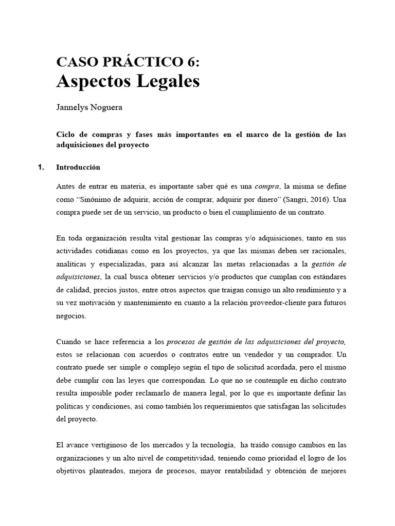 Caso Práctico 6 - Aspectos Legales | PDF