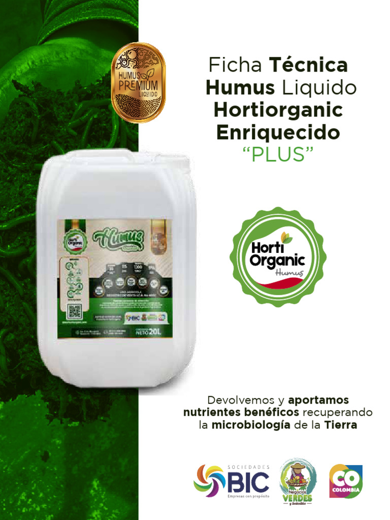 4 Ficha Tecnica Humus Plus | PDF