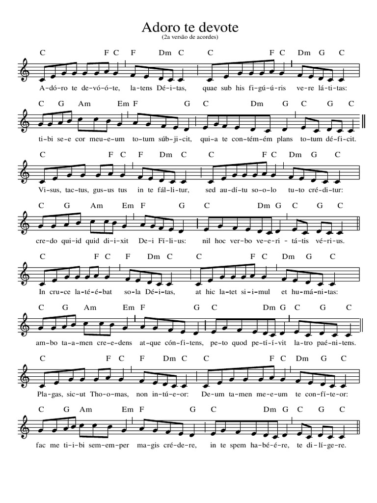 11 - Adoro Te Devote Ed - 2 | PDF