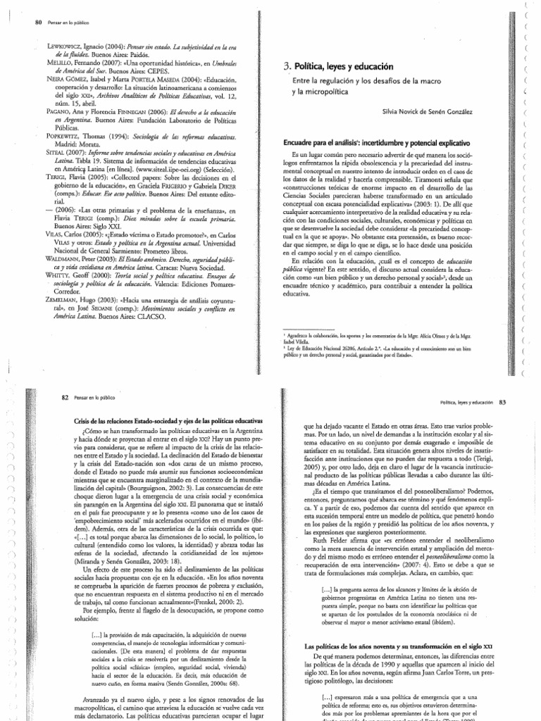 Cap 4 Senen Gonzalez | PDF