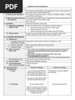 5E Lesson Plan: Motion in Grade 5 Science | PDF | Time | Lesson Plan
