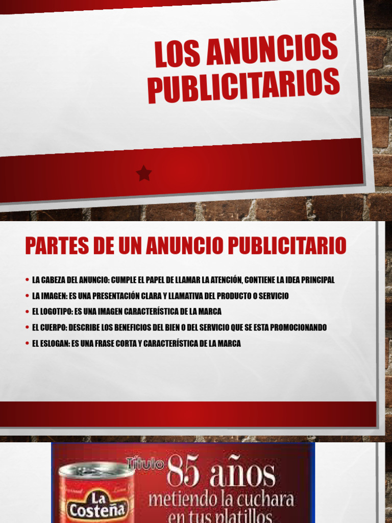 Los Anuncios Publicitarios | PDF