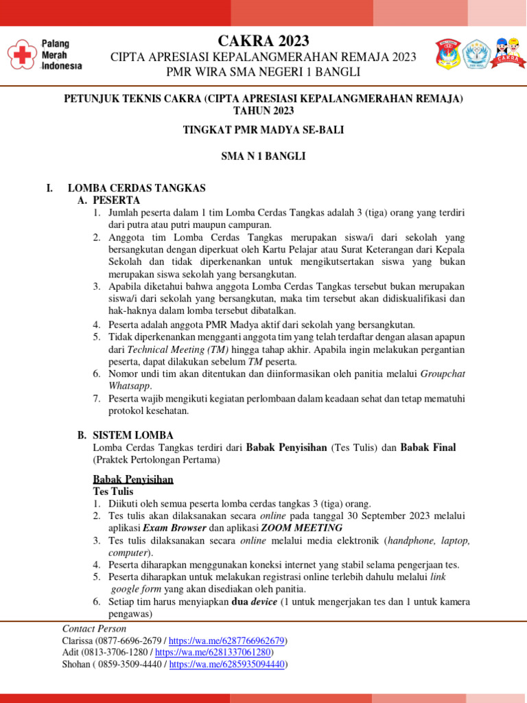 Juknis Cakra (2023) | PDF | Komputer