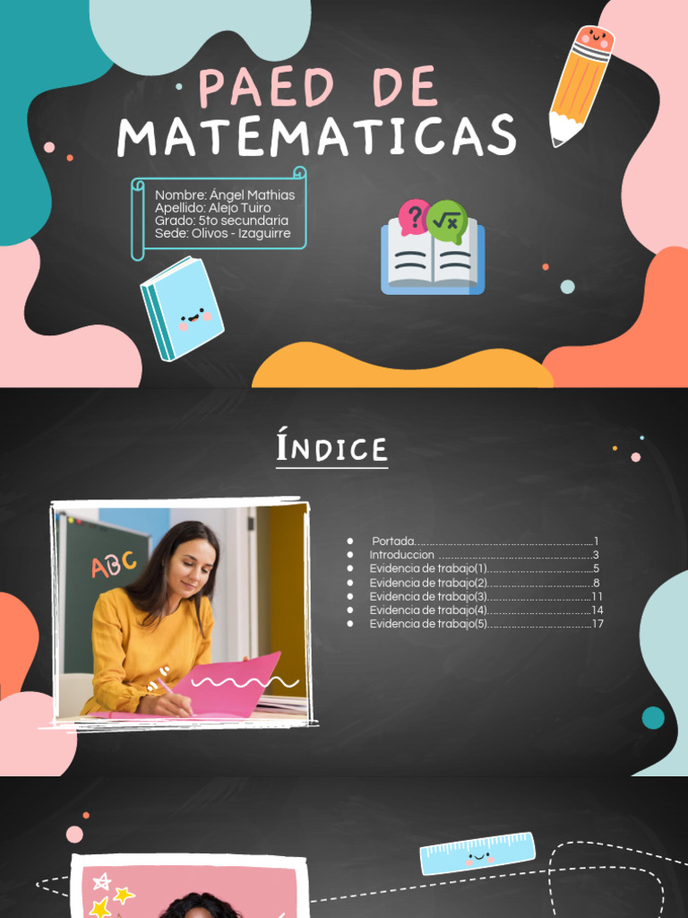 Paed de Matematicas | PDF
