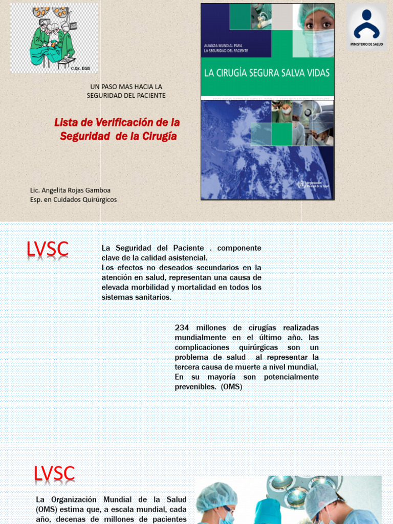 Lista de VSC | PDF | Cirugía | Anestesia