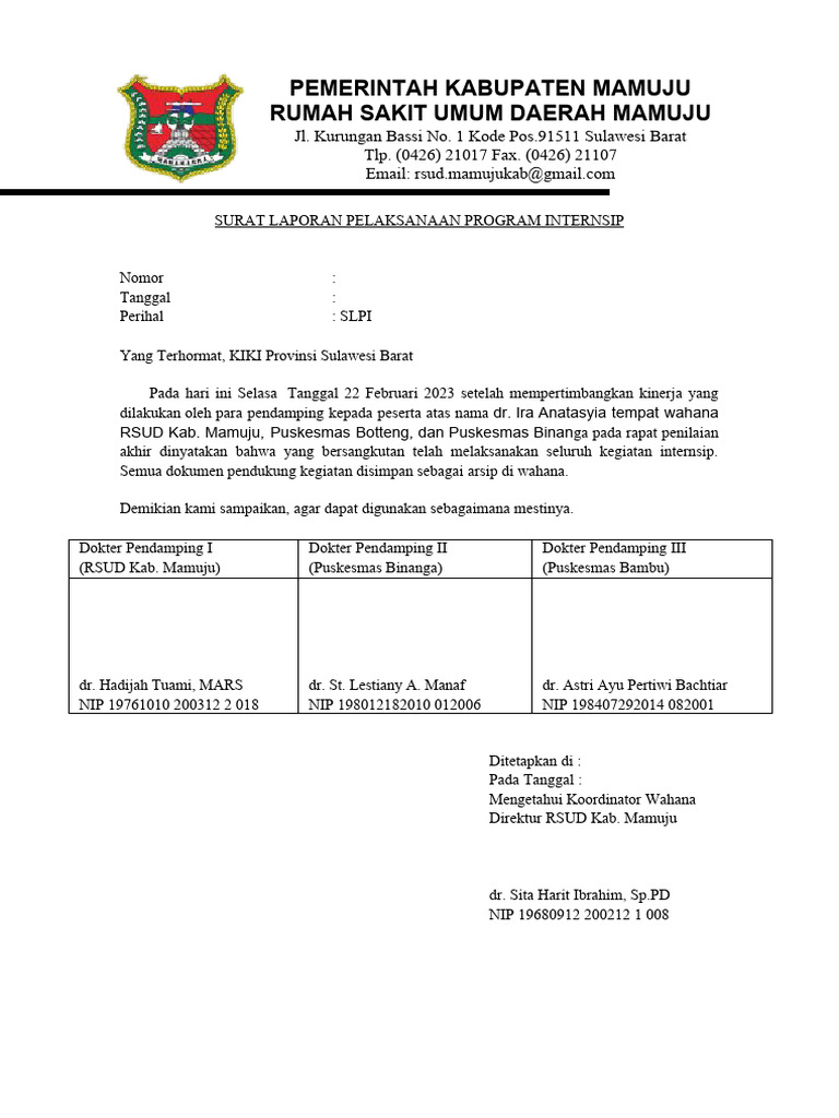 SLPI Ira Anatasyia | PDF