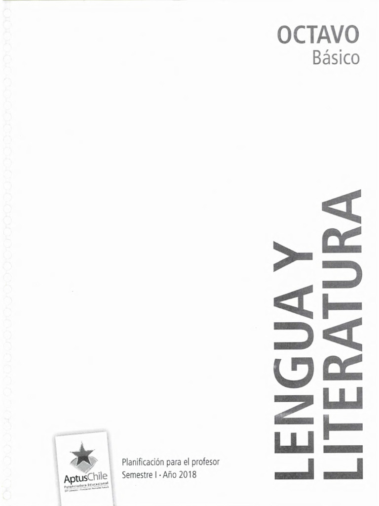 LENGUAJE 8° PROFESOR Aptus | PDF