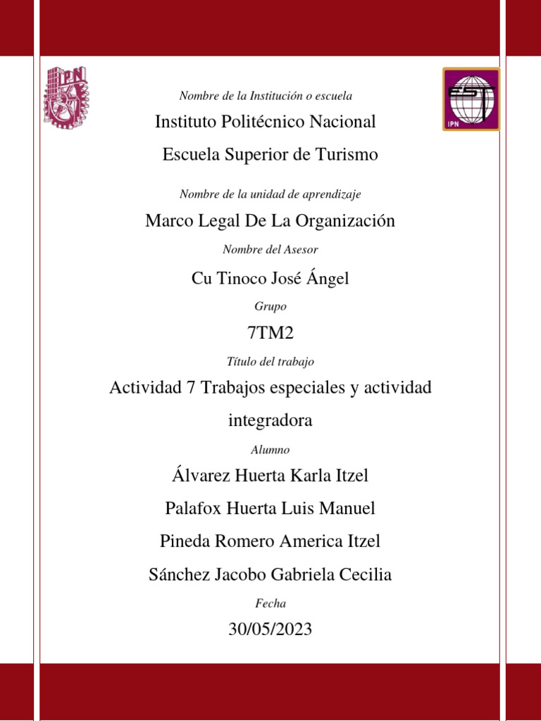 Equipo - 01 - Actividad 7 - Integradora - Sanchez Jacobo Gabriela ...