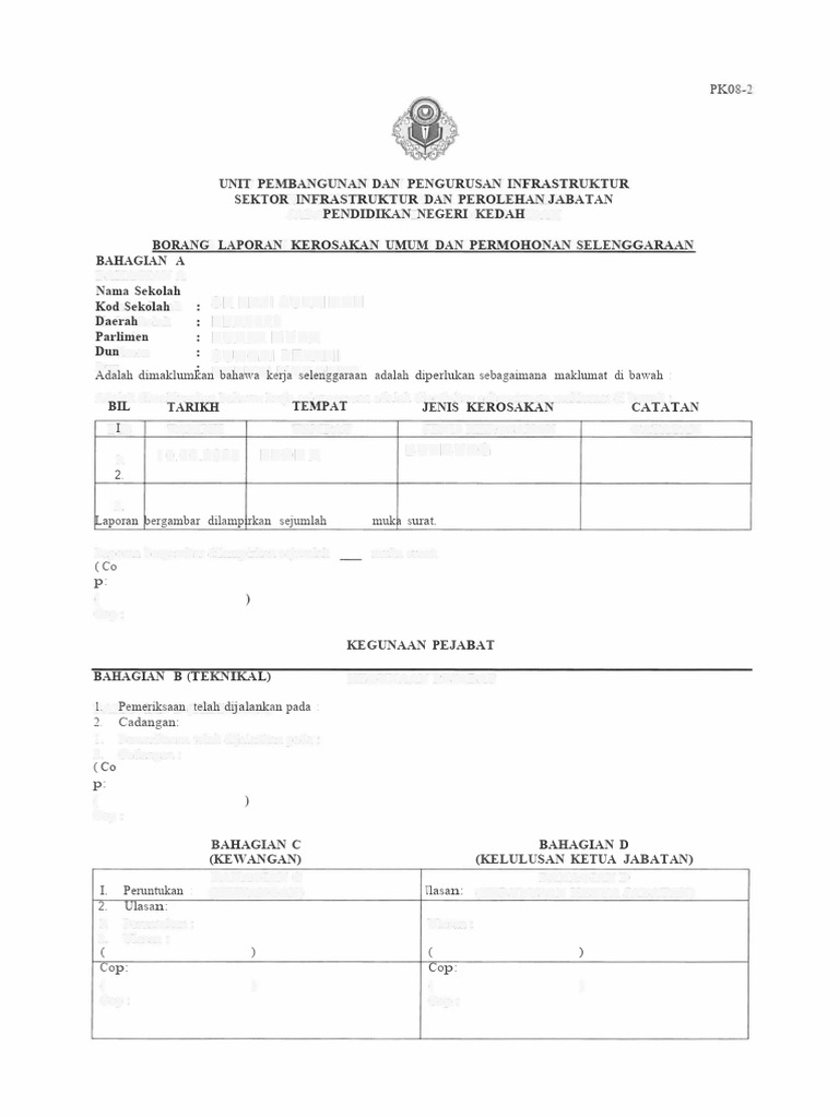 BORANG_PK08-2 | PDF