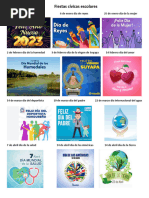 Calendario Cívico de Honduras 2024 | PDF | Honduras