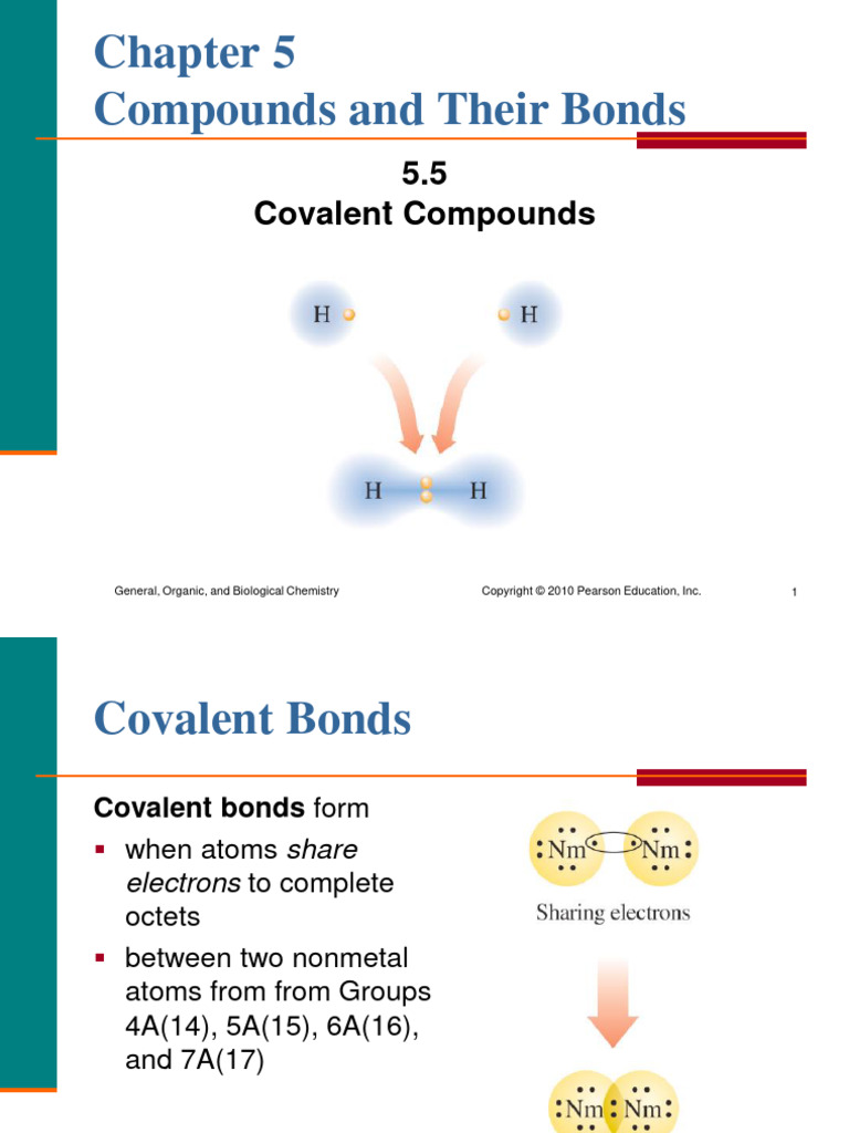 5.5 Covalent Compounds | PDF | Chemical Bond | Covalent Bond