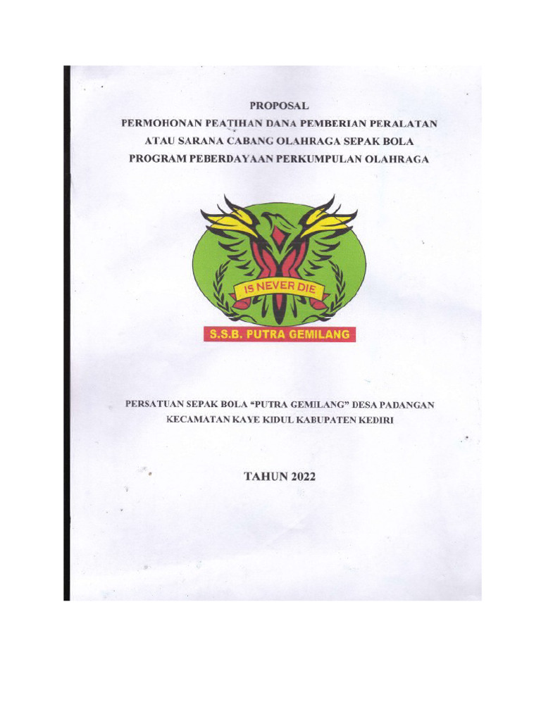 Proposal Putra Gemilang | PDF