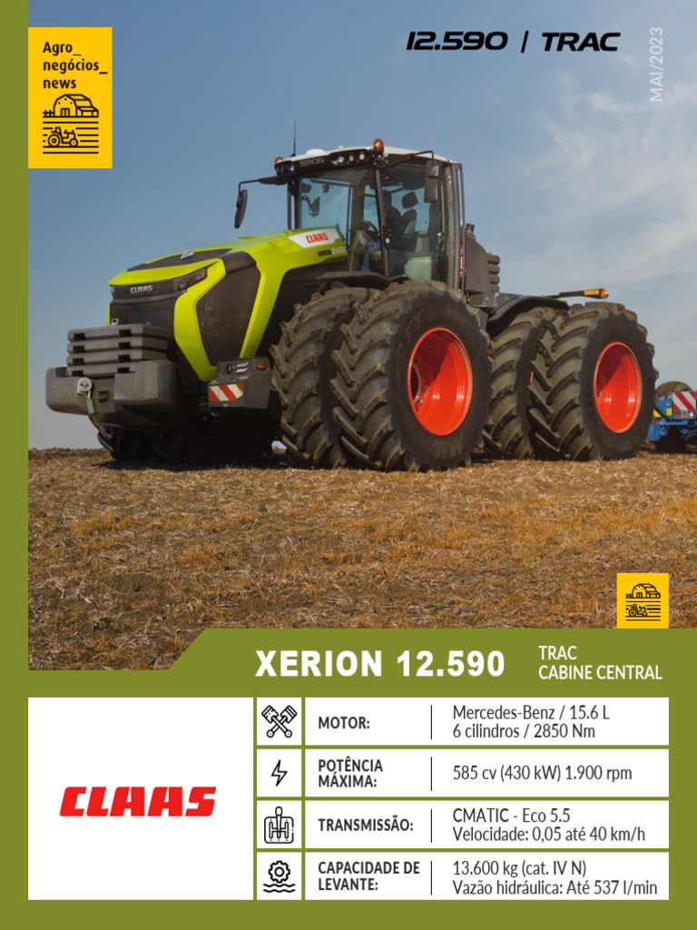 Claas Xerion 12.590 | PDF