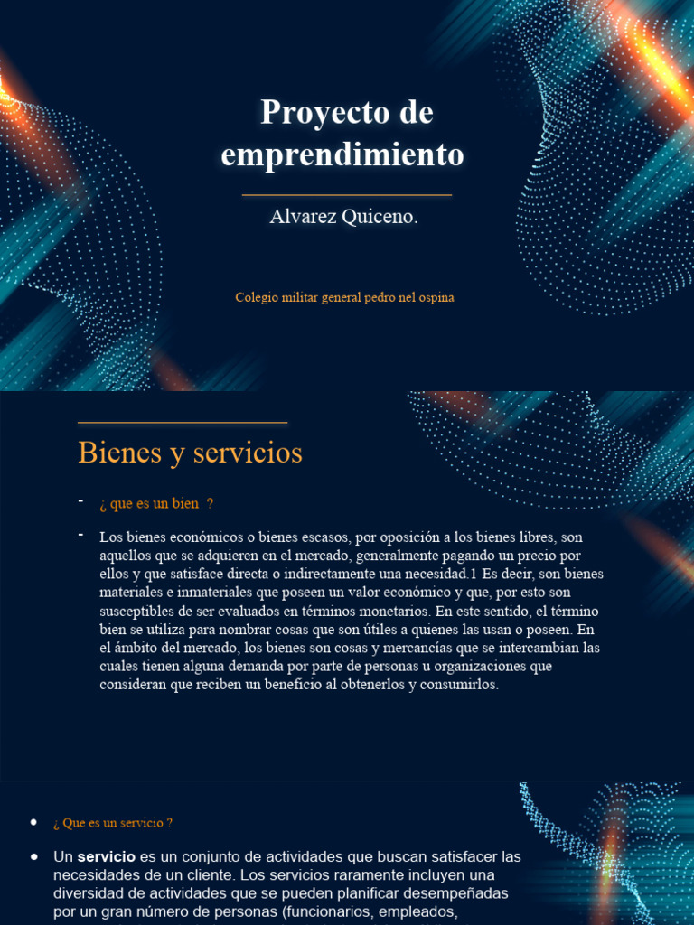 Proyecto de Emprendimiento | PDF