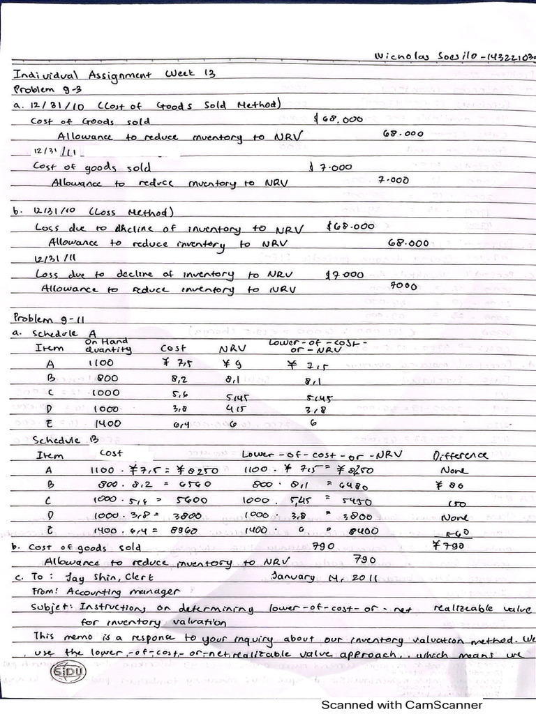 Individual Assignment Week 13 - Nicholas Soesilo - 143221039 | PDF
