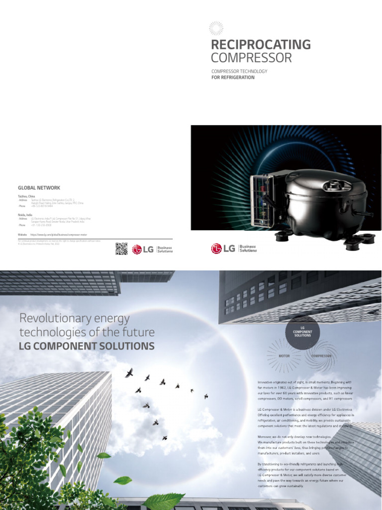 LG Reciprocating Compressor Catalog_2022[20230420_143736] | PDF ...