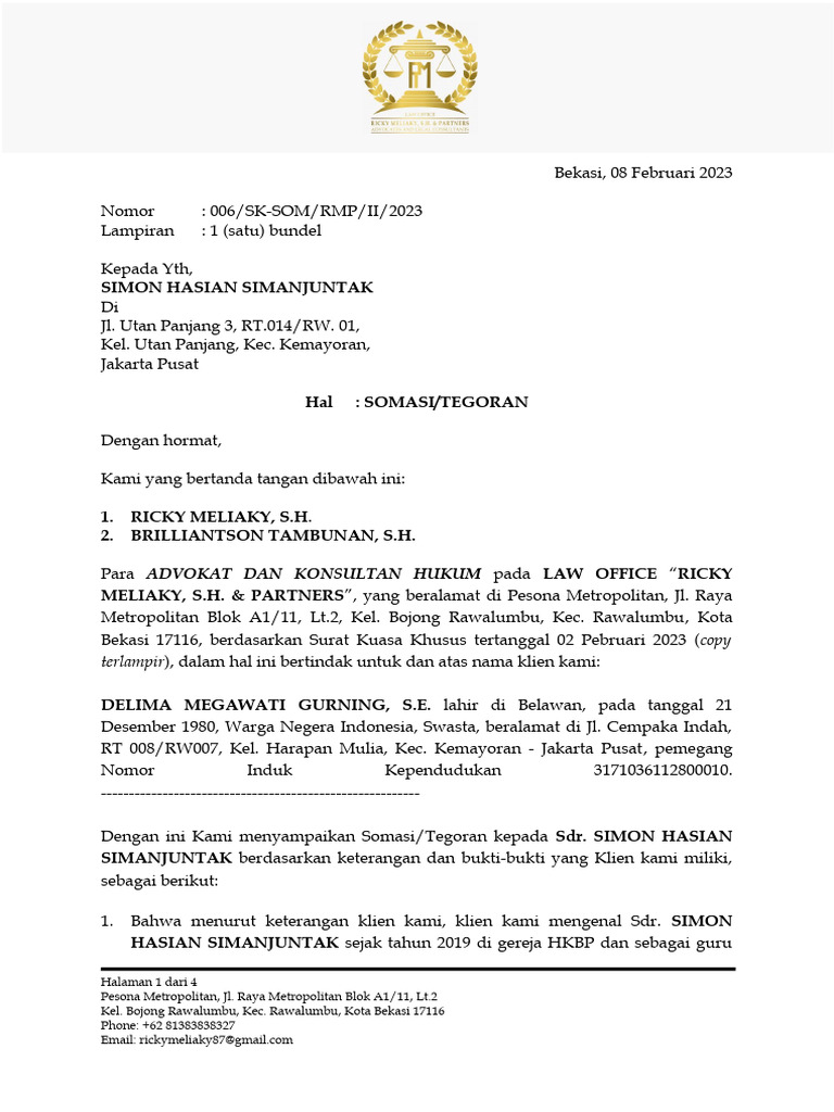 SOMASI Pertama | PDF