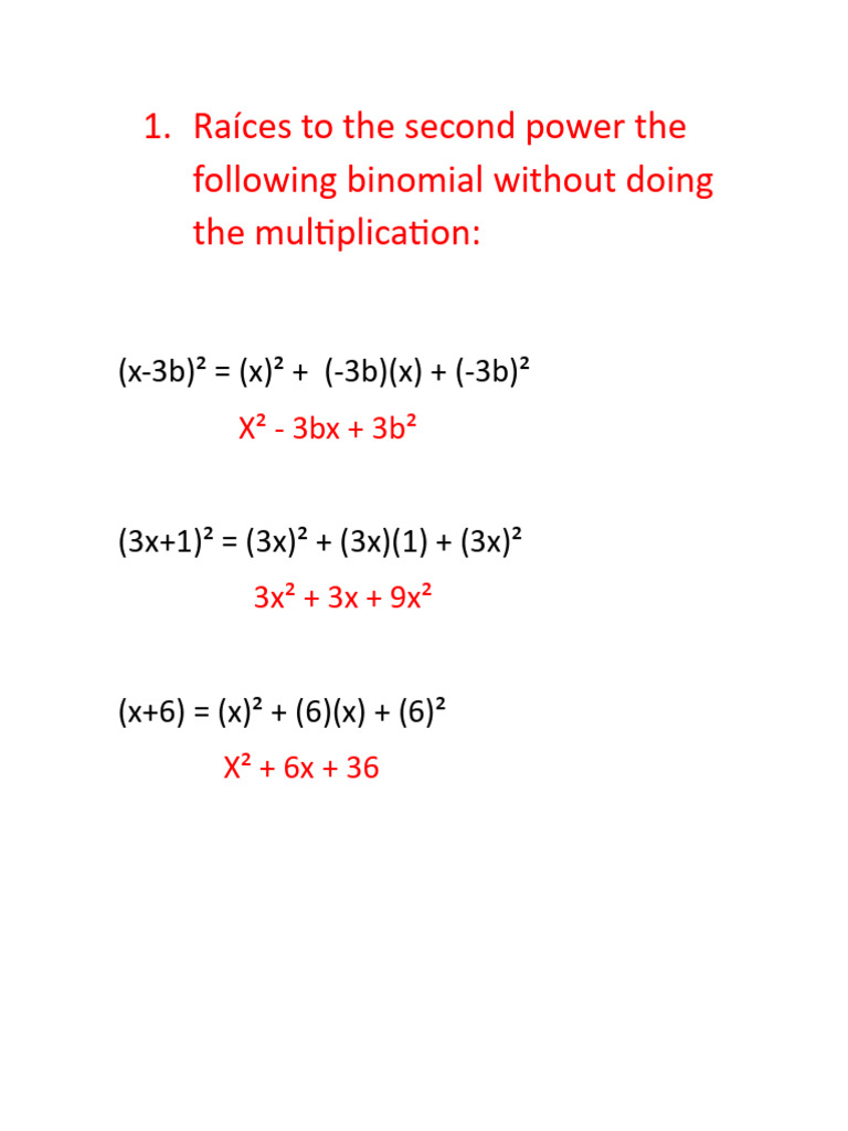 Binomial Expansion Examples | PDF