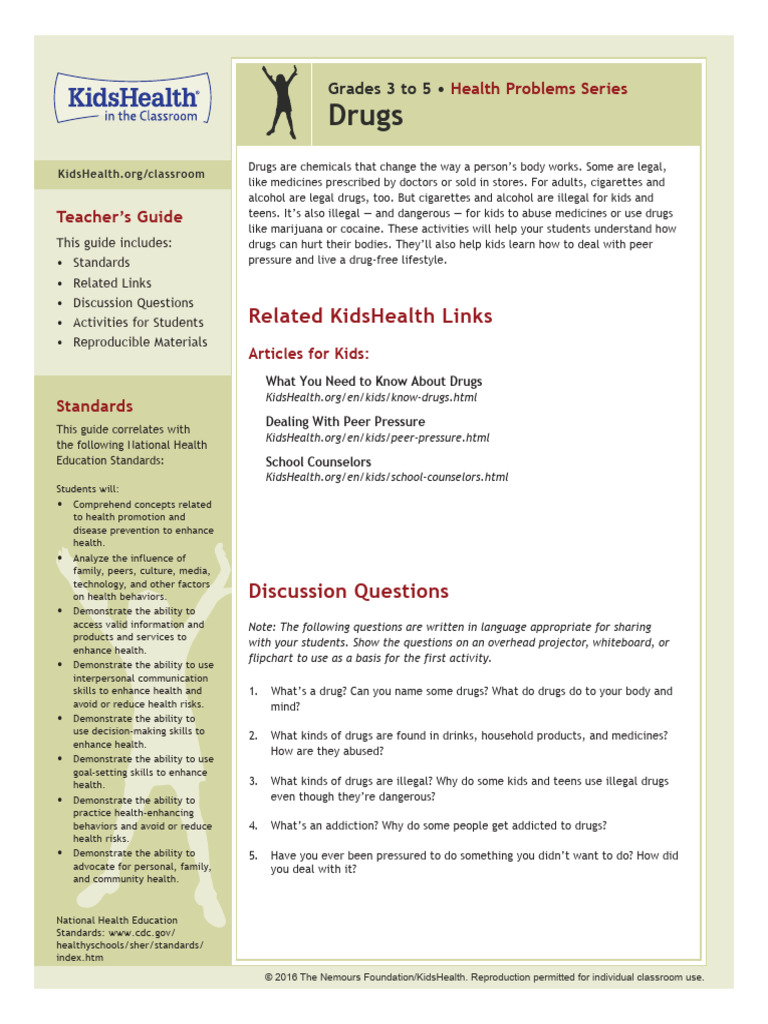 Drugs | PDF | Adolescence