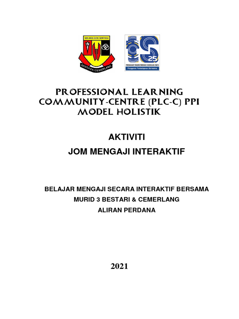 Laporan Jom Mengaji Interaktif MBK Bersama Murid Aliran Perdana | PDF