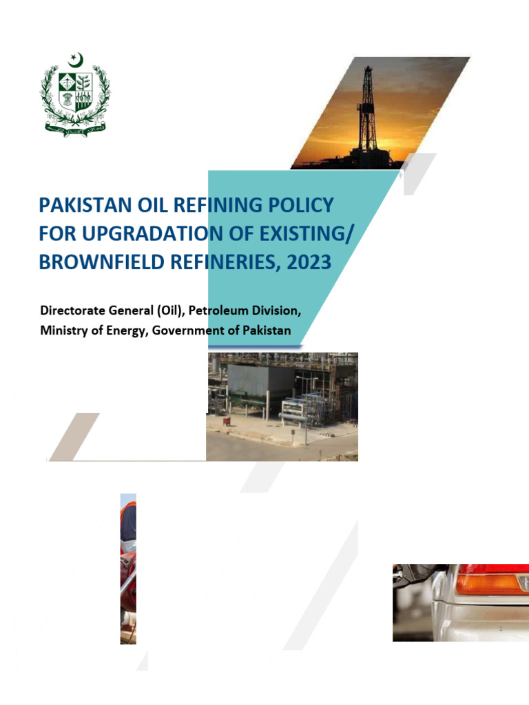 Brownfield Refinery Policy-2023 | PDF | Oil Refinery | Petroleum