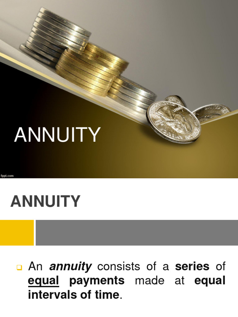 Annuity | PDF | Financial Services | Financial Risk