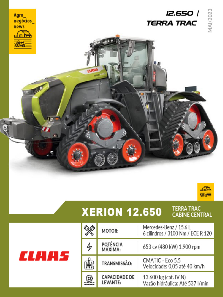 Claas Xerion 12.650 | PDF