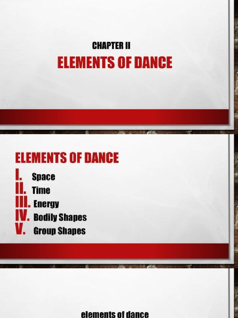 ELEMENTS OF DANCE GRADE 12 | PDF