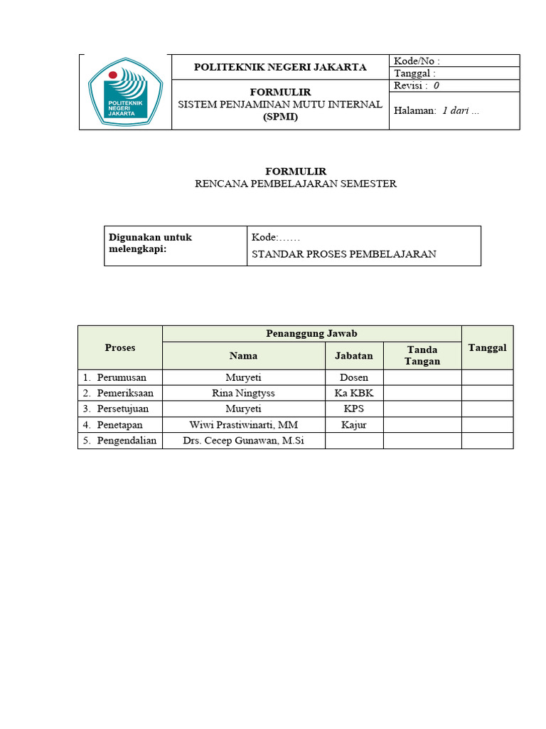 RPS FISIKA TERAPAN 2022 Rev | PDF