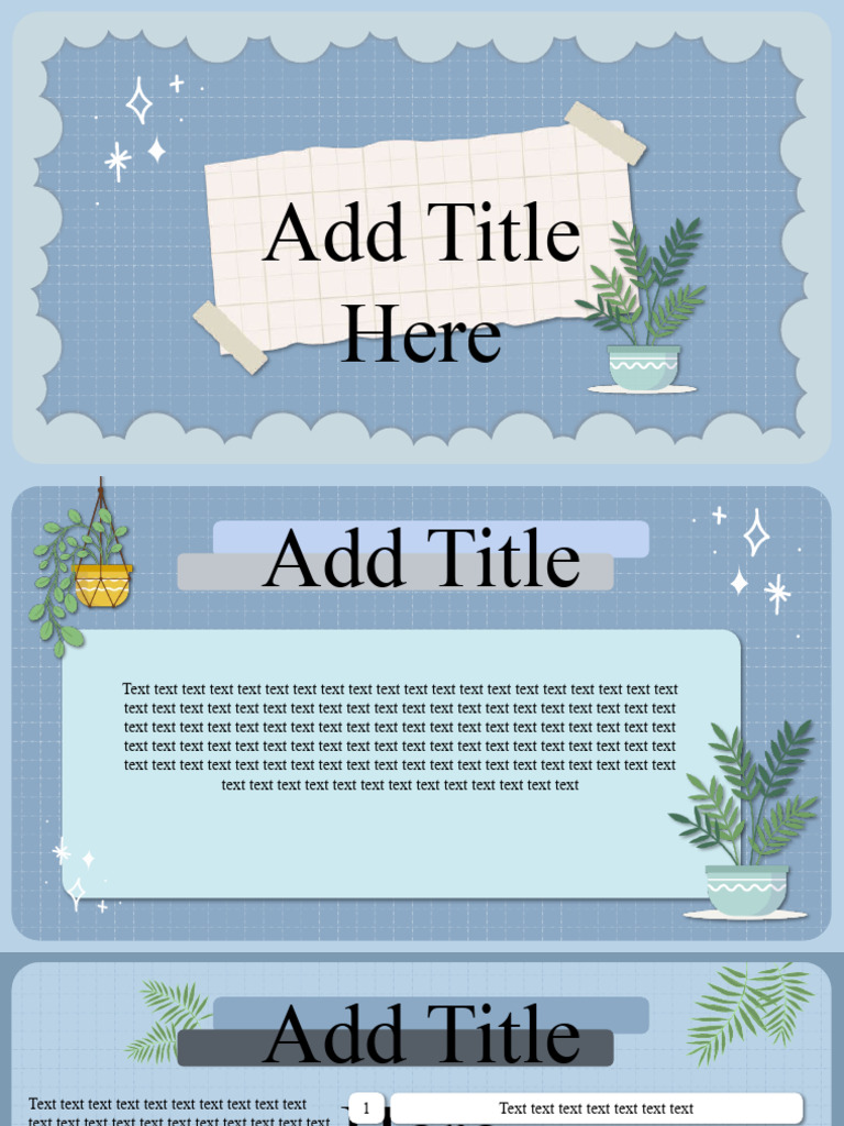 #18 Blue PPT Template | PDF
