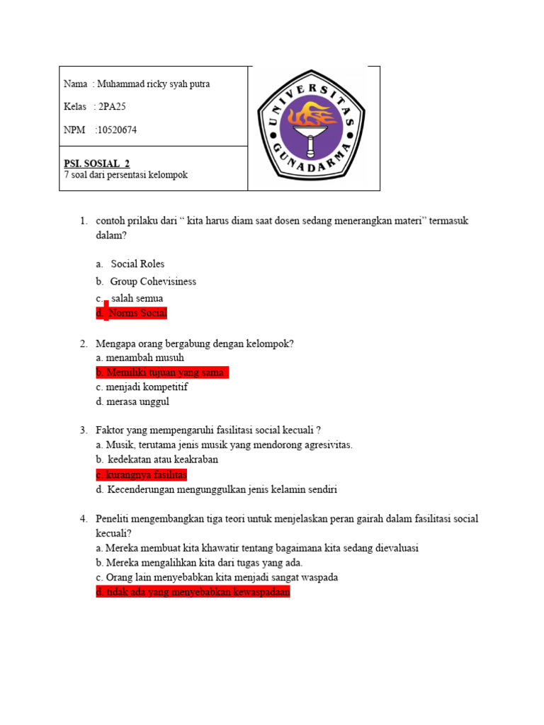 Muhammad Ricky Syah Putra - Tugas m14 | PDF | Karier & Perkembangan