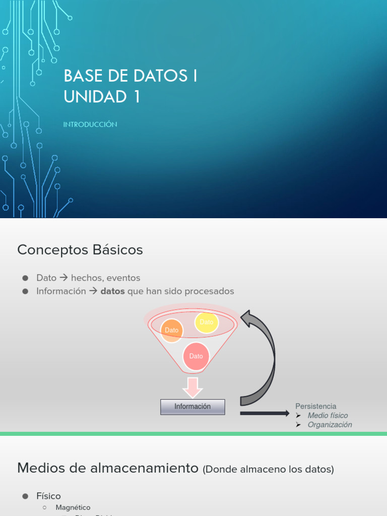 BDD1 - Clase 1 B - Introduccion+DER - 3 | PDF