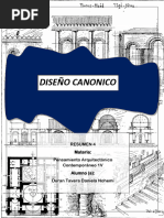 Diseño Canónico en Arquitectura Contemporánea | PDF | Arte